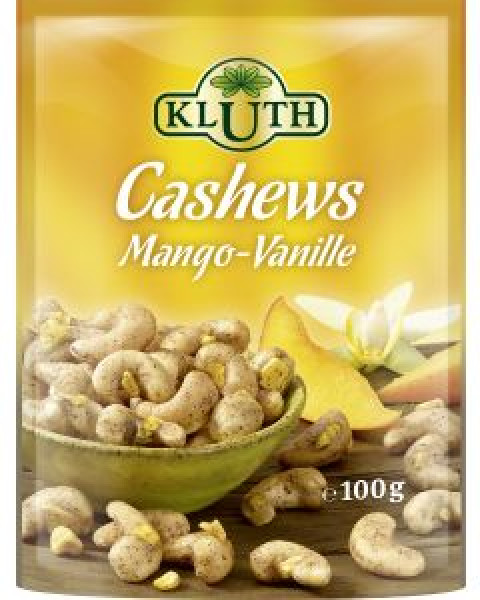 Kluth Indijas rieksti ar mango un vaniļu, 100g 9326 | Žāvēti augļi un ...