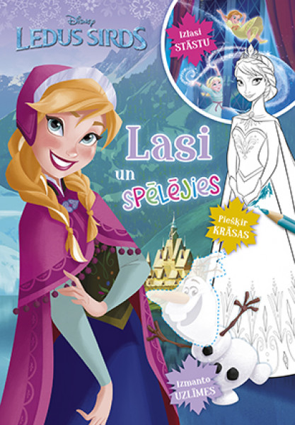 Ledus sirds. Lasi un spēlējies. Disney - Frozen krāsojamā stāstu ...
