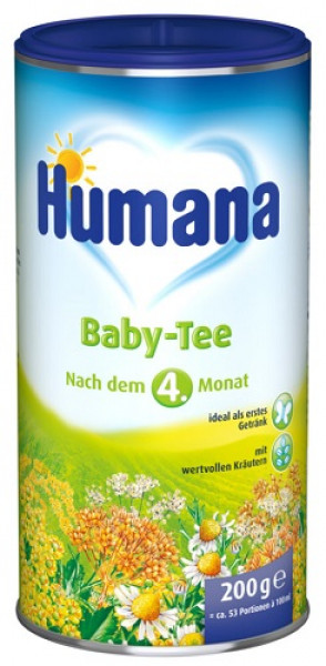 Humana tēja zīdaiņiem no 4.mēnešu vecuma. 200g 0961 | Dzērieni ...