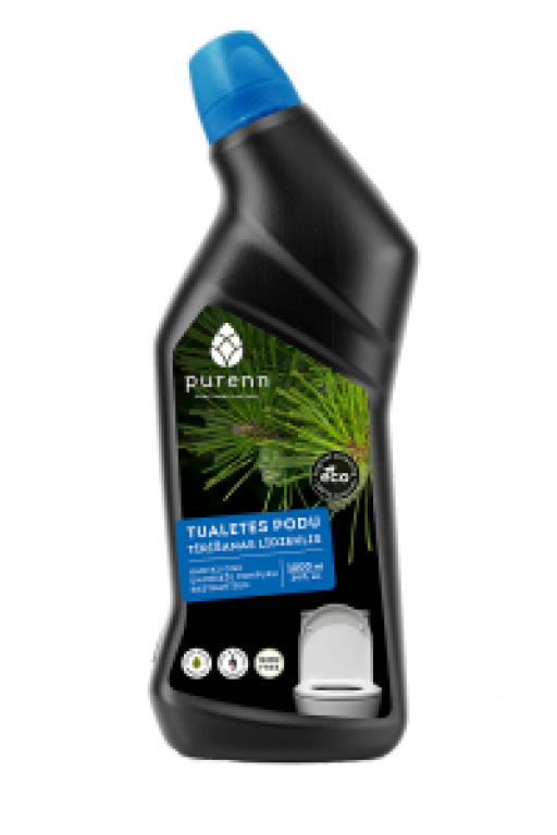 PURENN Tualetes podu tīrīšanas līdzeklis ar kadiķu ogu un priežu ...