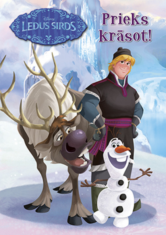 Prieks krāsot! Ledus sirds. Disney - Frozen krāsojamā grāmata ar stāstu ...